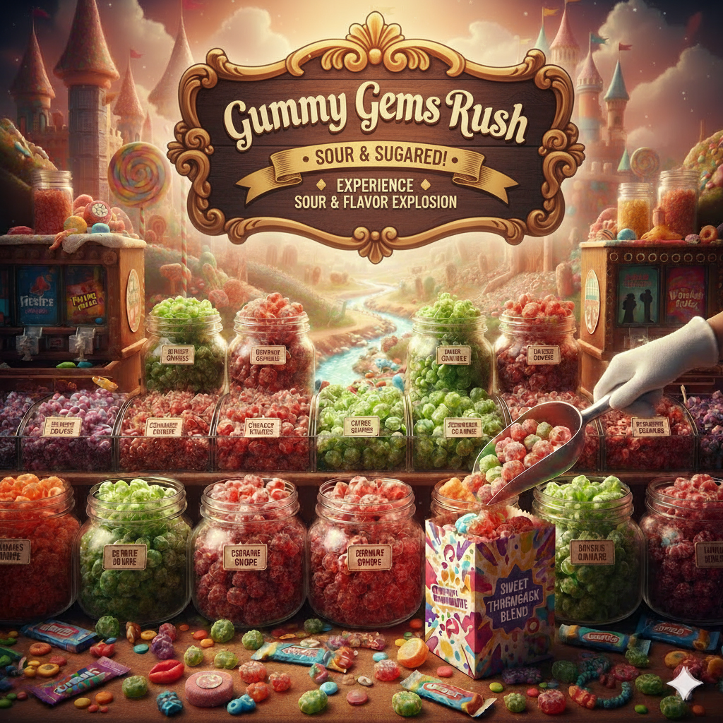 Gummy Gems Rush – Blue Sage Delights LLC